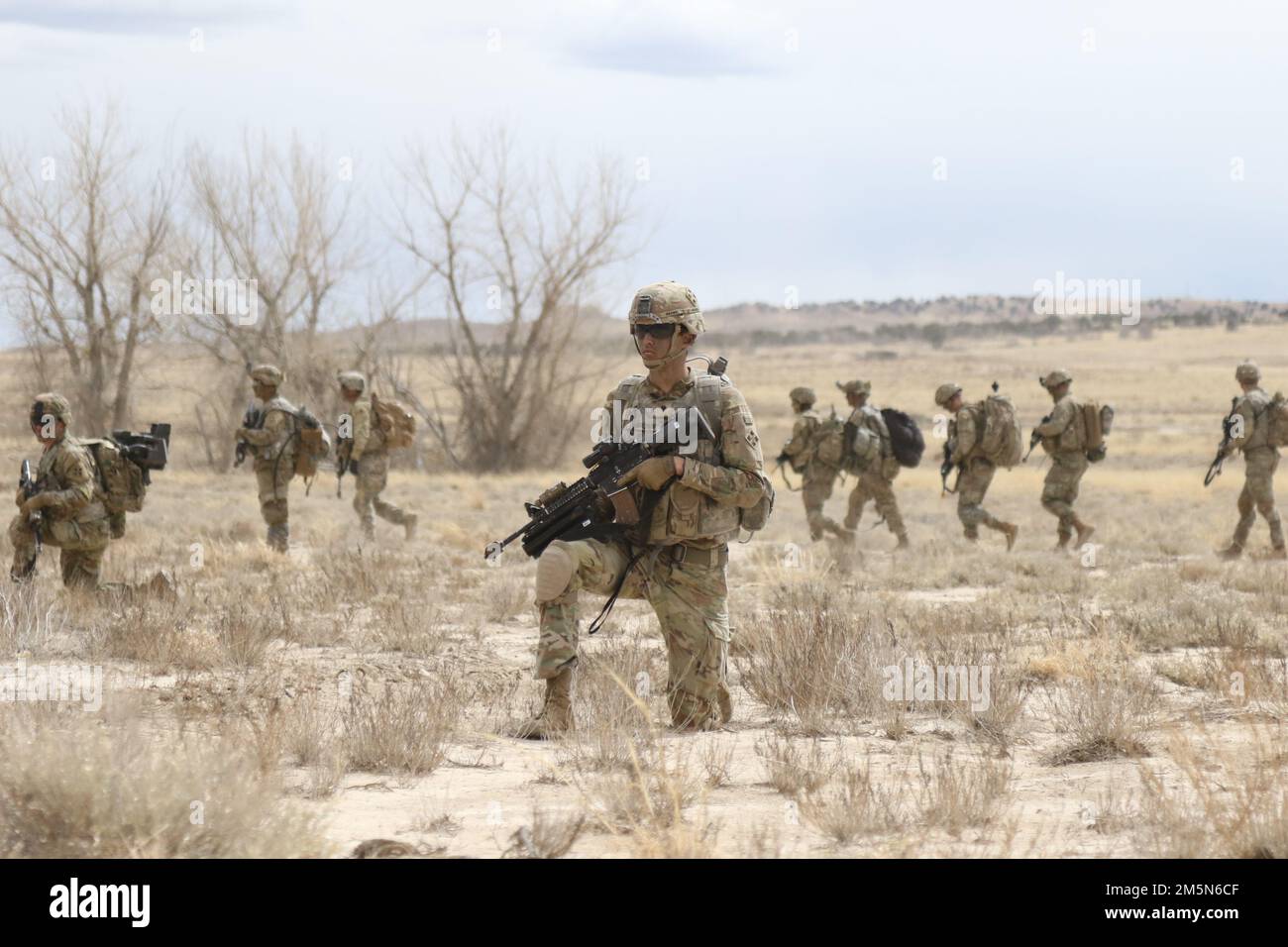 A soldier assigned to C Troop, 3rd Squadron, 61st Cavalry Regiment, 2nd ...