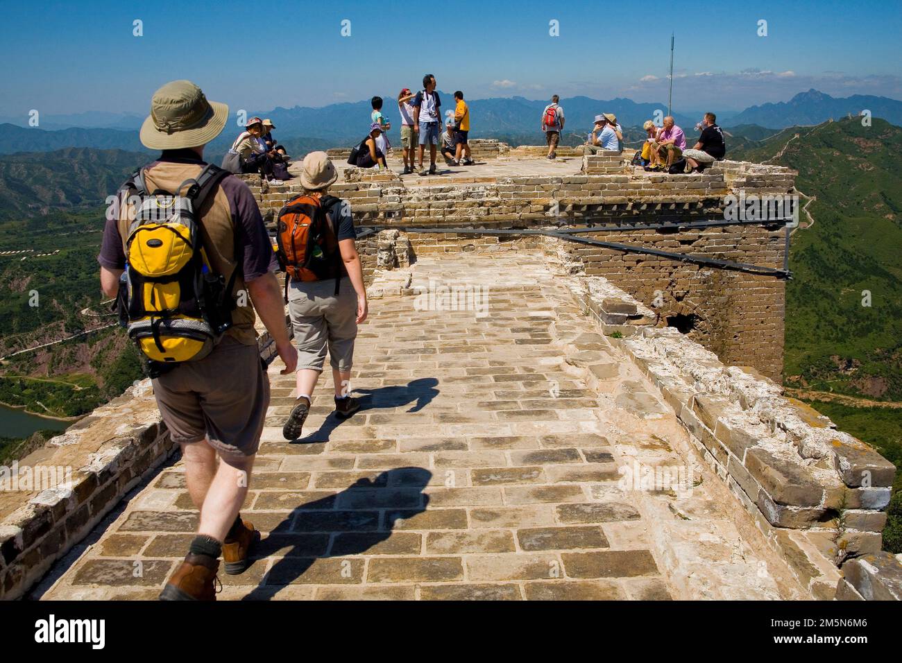 View of Simatai Great Wall Stock Photo - Alamy