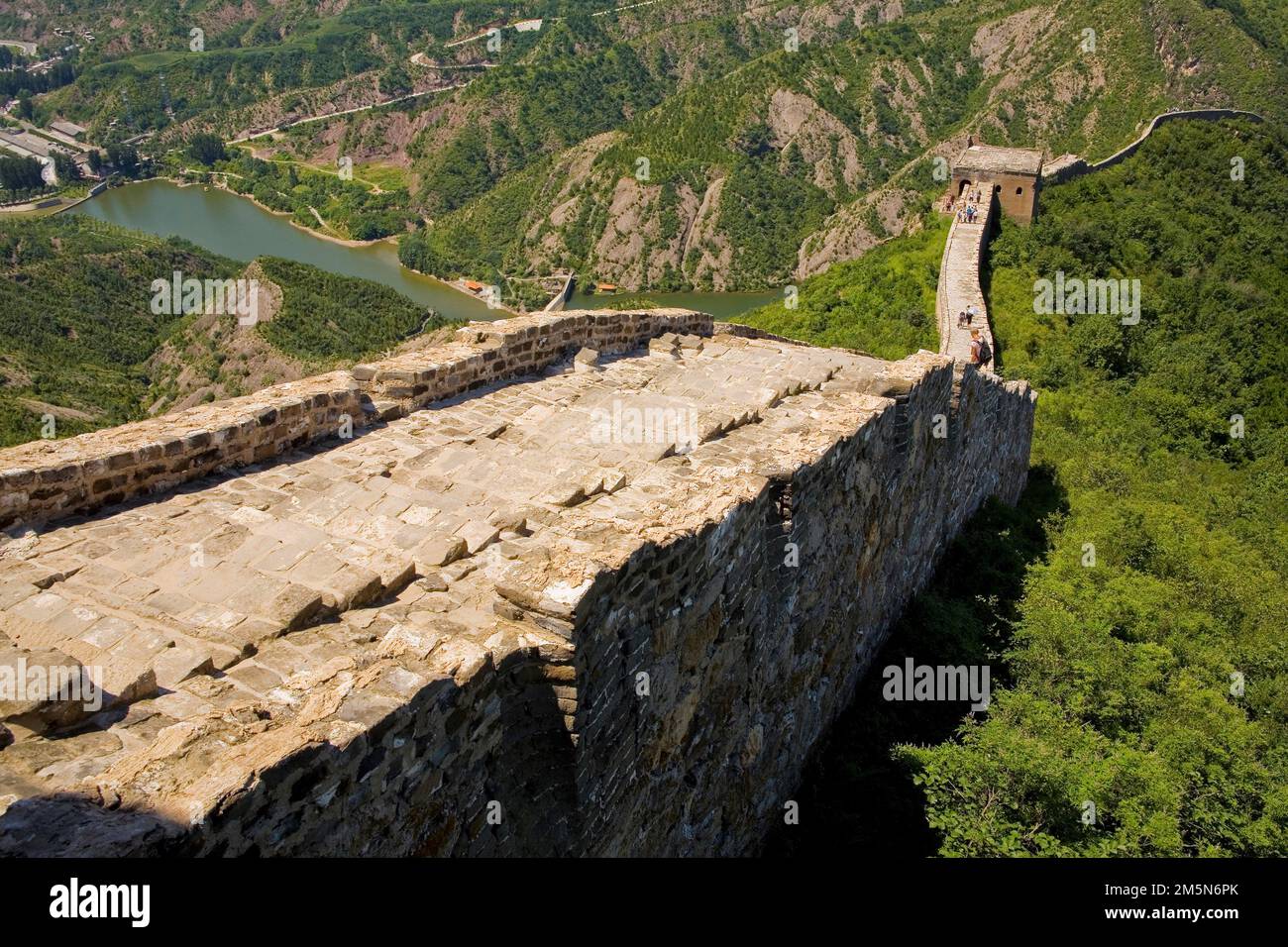 View of Simatai Great Wall Stock Photo - Alamy