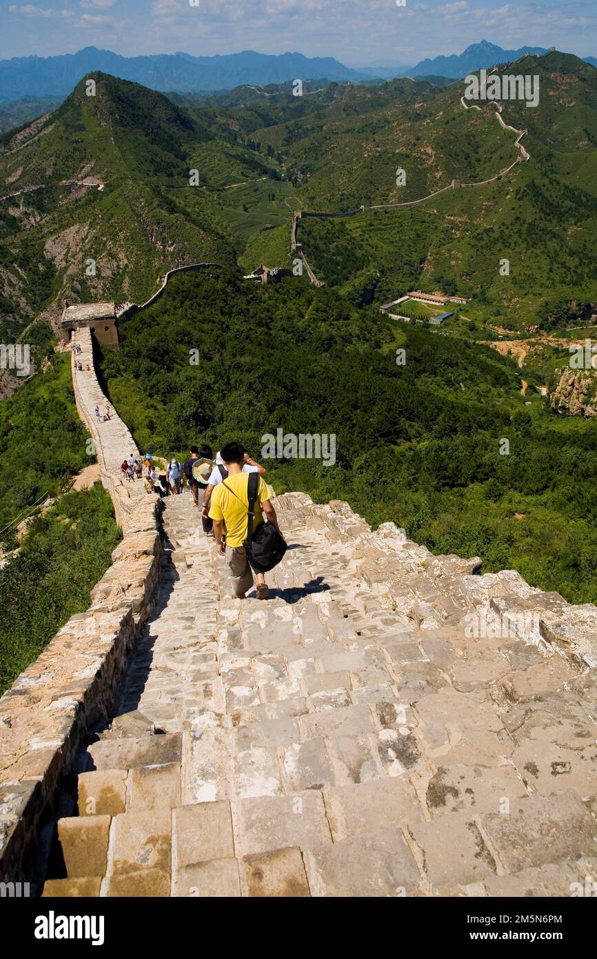 View of Simatai Great Wall Stock Photo - Alamy