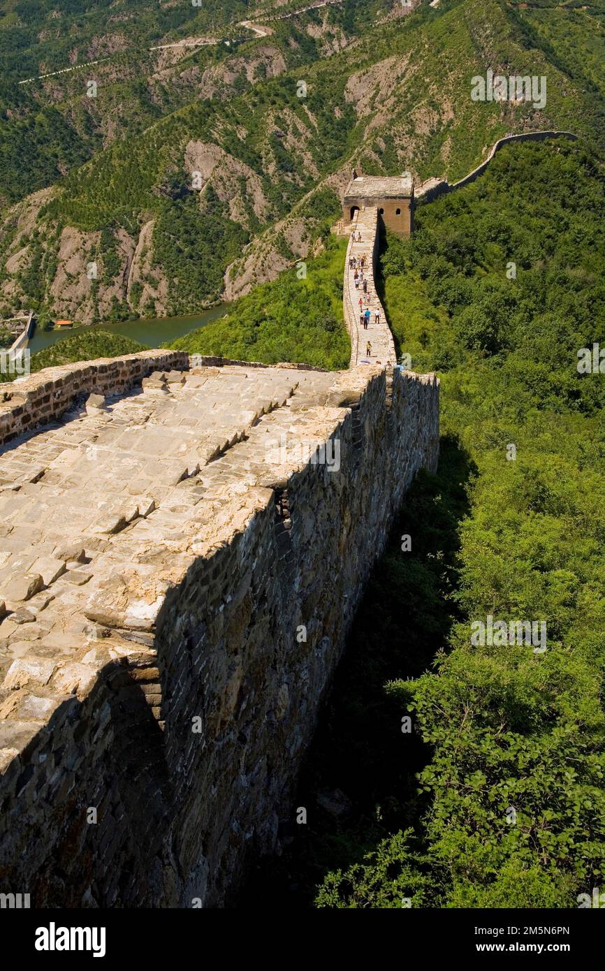 View of Simatai Great Wall Stock Photo - Alamy