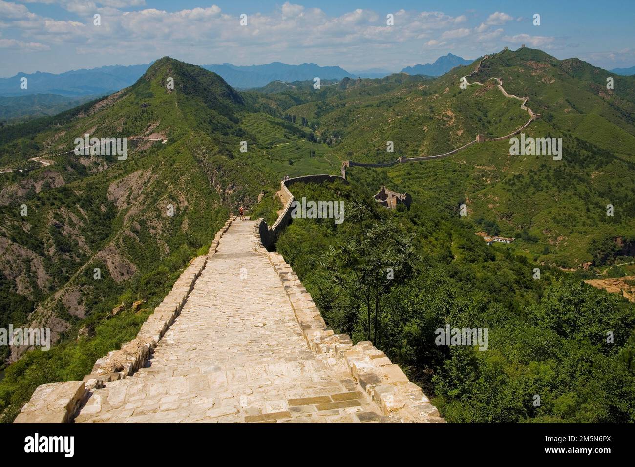 View of Simatai Great Wall Stock Photo - Alamy