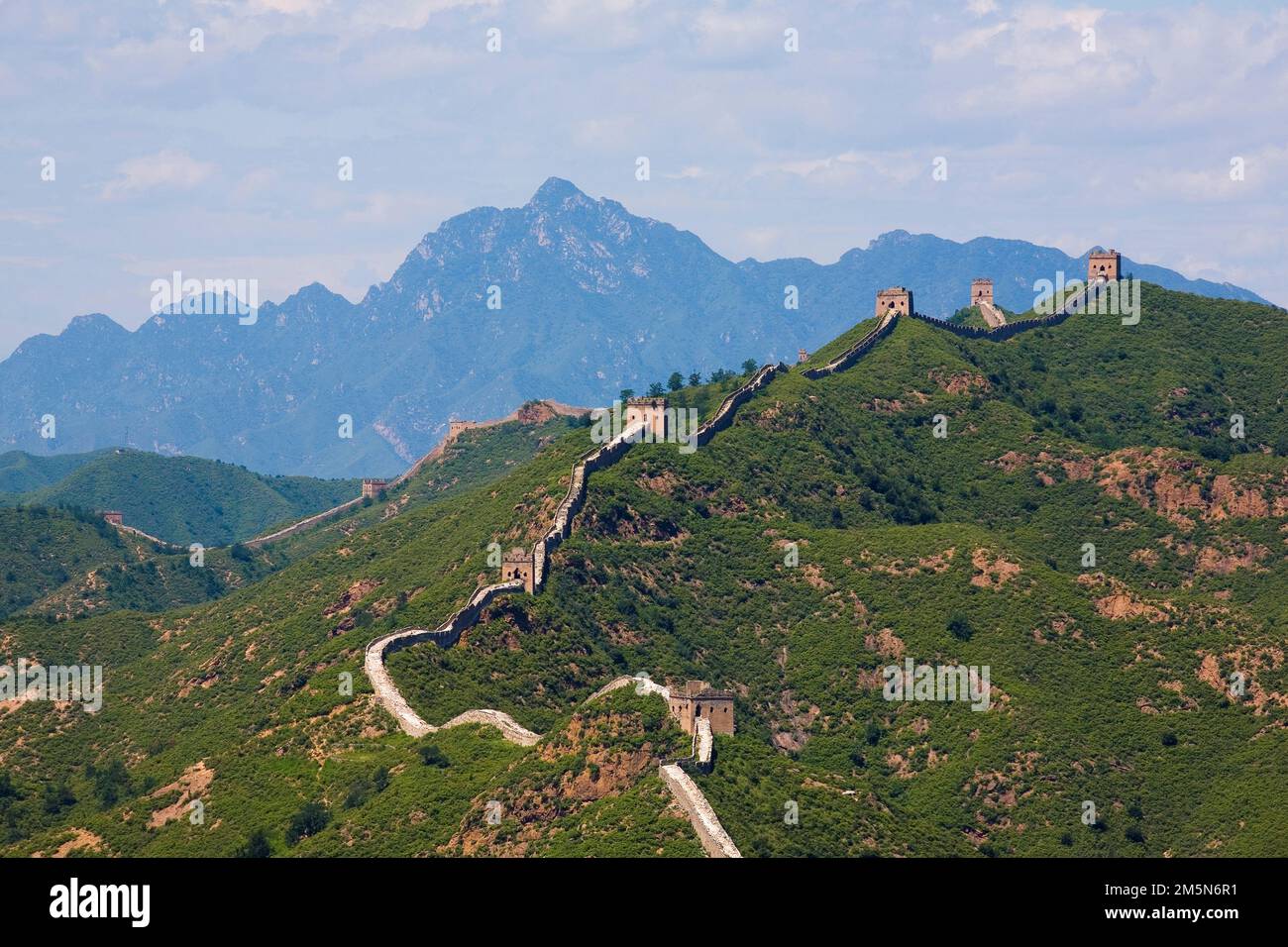 View of Simatai Great Wall Stock Photo - Alamy