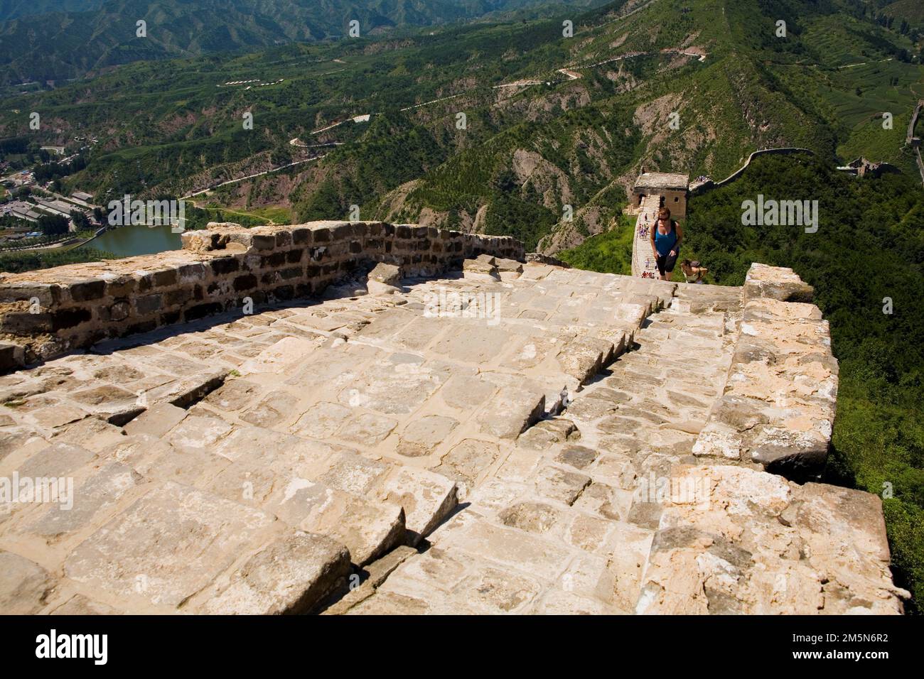 View of Simatai Great Wall Stock Photo - Alamy
