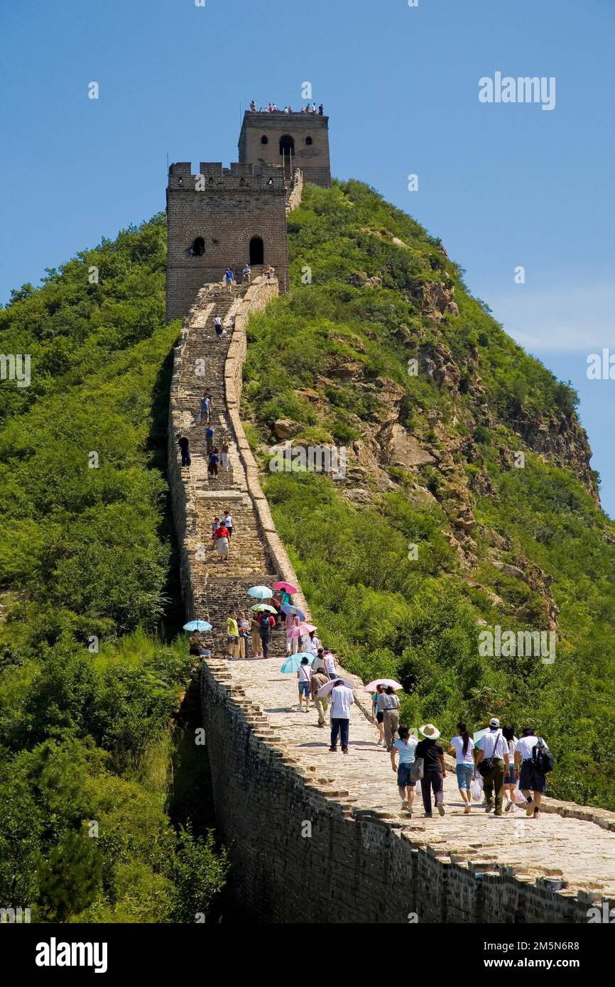 View of Simatai Great Wall Stock Photo - Alamy