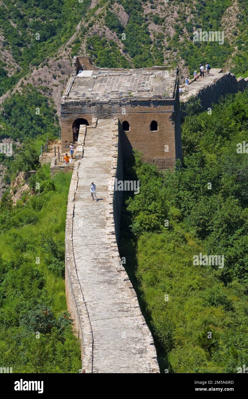 View of Simatai Great Wall Stock Photo - Alamy