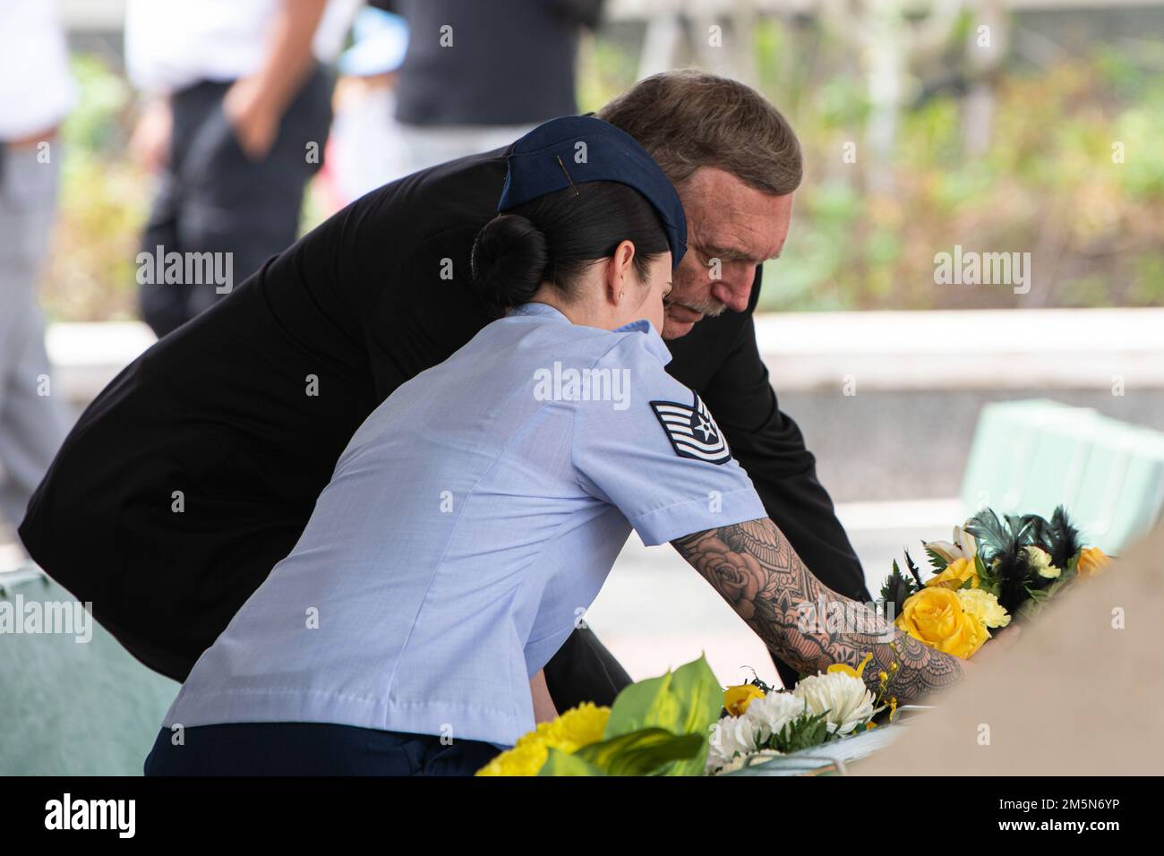 Tech. Sgt. Leah Ferrante, forensic photographer assigned to the Defense ...