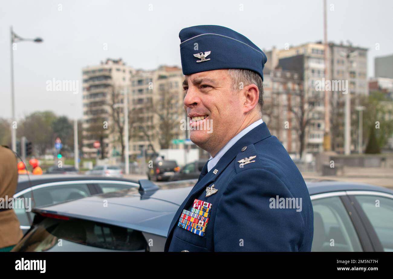Air Force Col. Philip Forbes, U.S. National Military Representative to ...