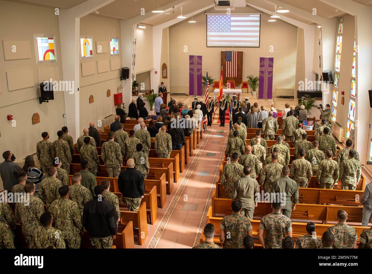 NAVAL STATION ROTA, Spain (March 29, 2022)- U.S. service members and ...