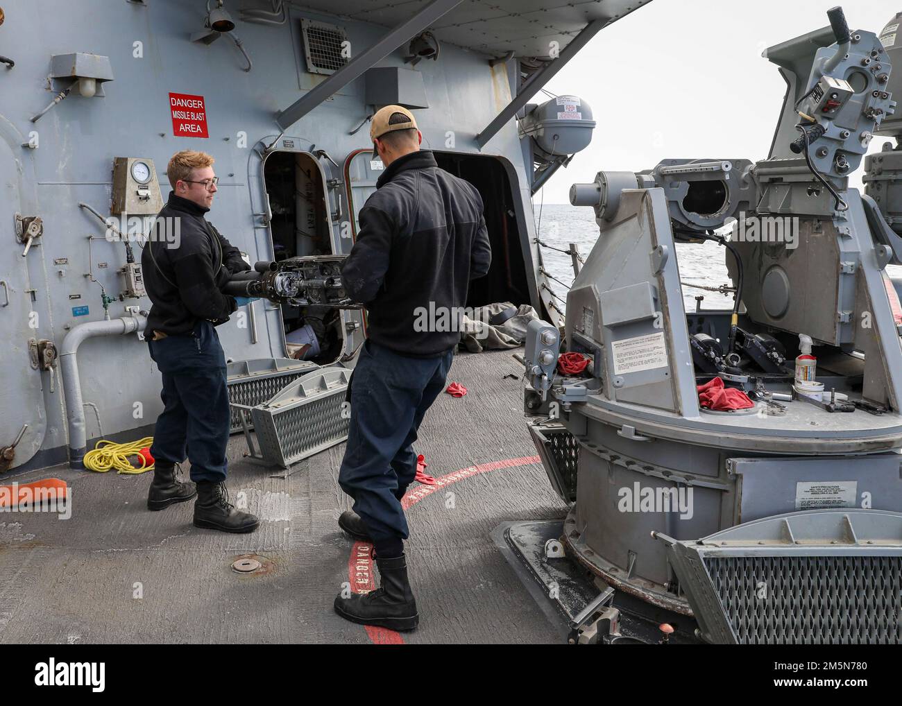 ATLANTIC OCEAN (March 29, 2022) – Gunner's Mate Seaman Conner Wheeler ...
