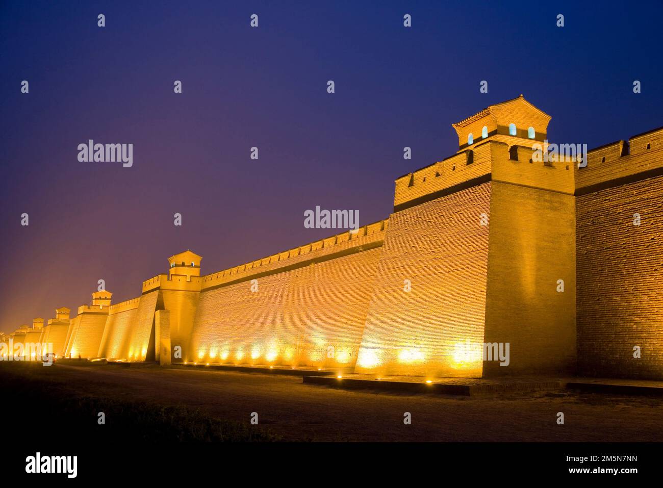 Night Scene of Ping Yao,Shanxi Stock Photo - Alamy