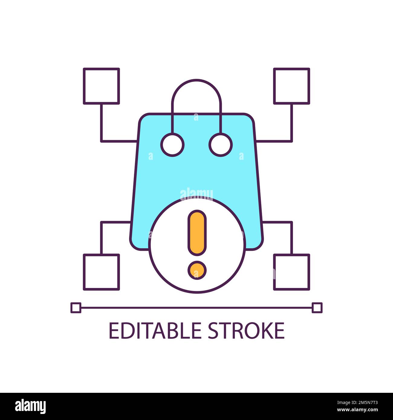 Online sales color icon Stock Vector Images - Alamy