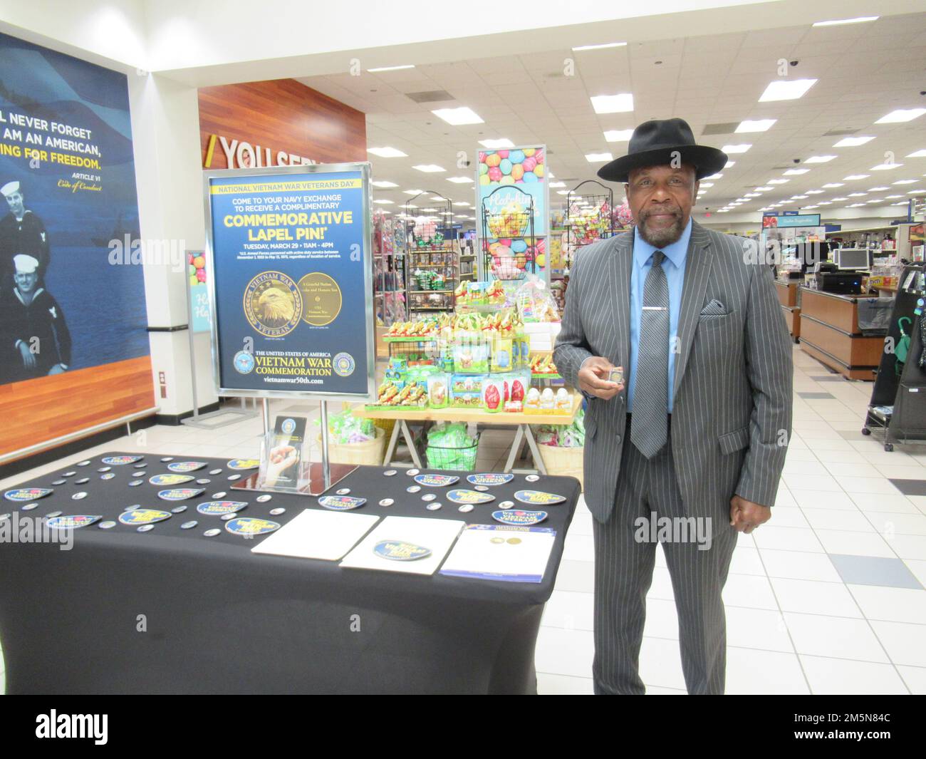 NEX Lemoore, California, honored Vietnam War Veterans with a lapel pin ...