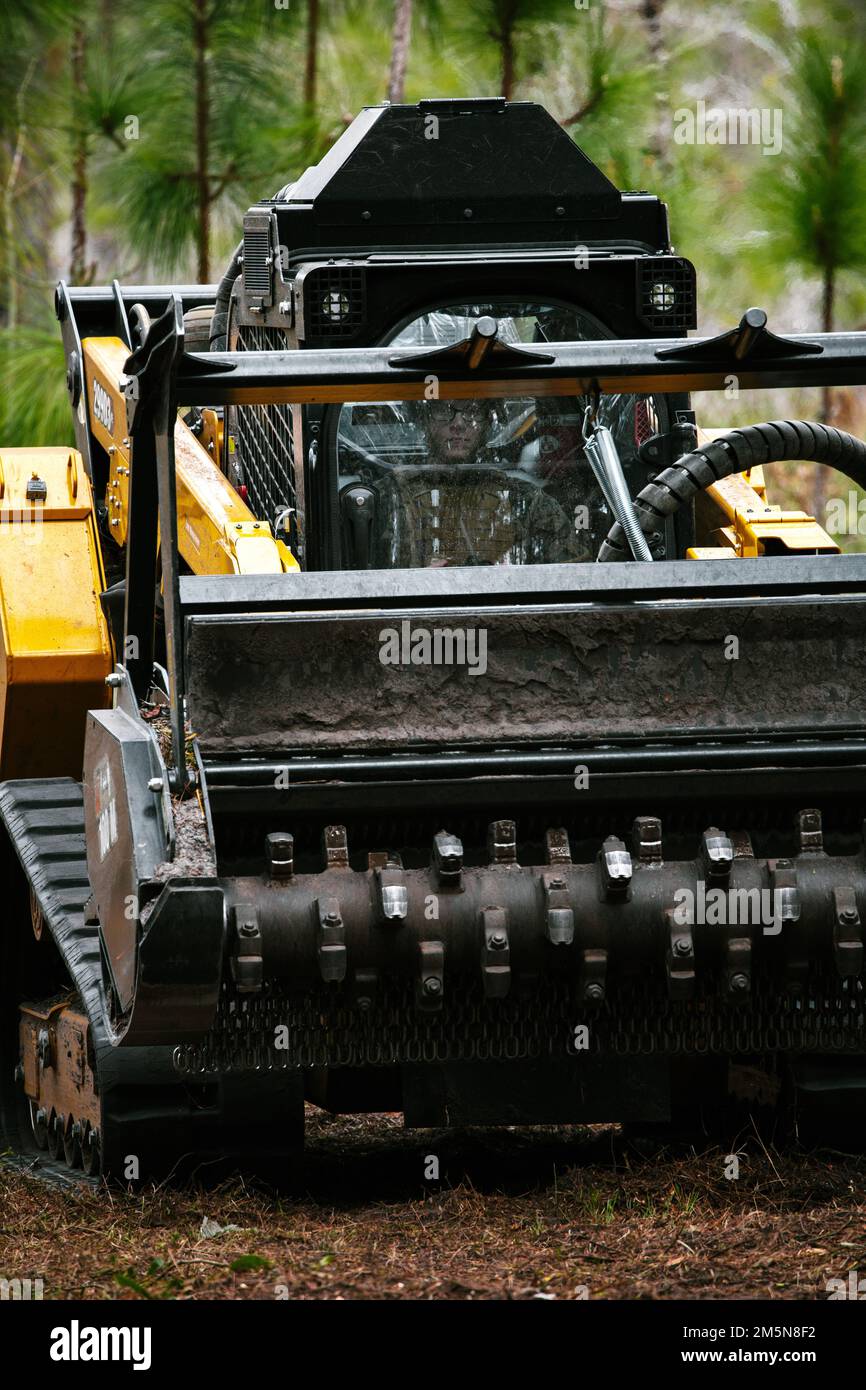 U.S. Marine Corps Cpl. Dylan Smith, trail chief with 2d Combat Engineer ...