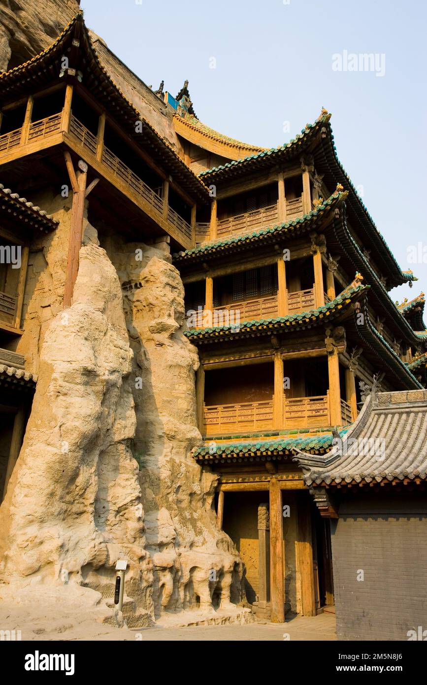 Yungang Grottoes in Shanxi Province Stock Photo - Alamy