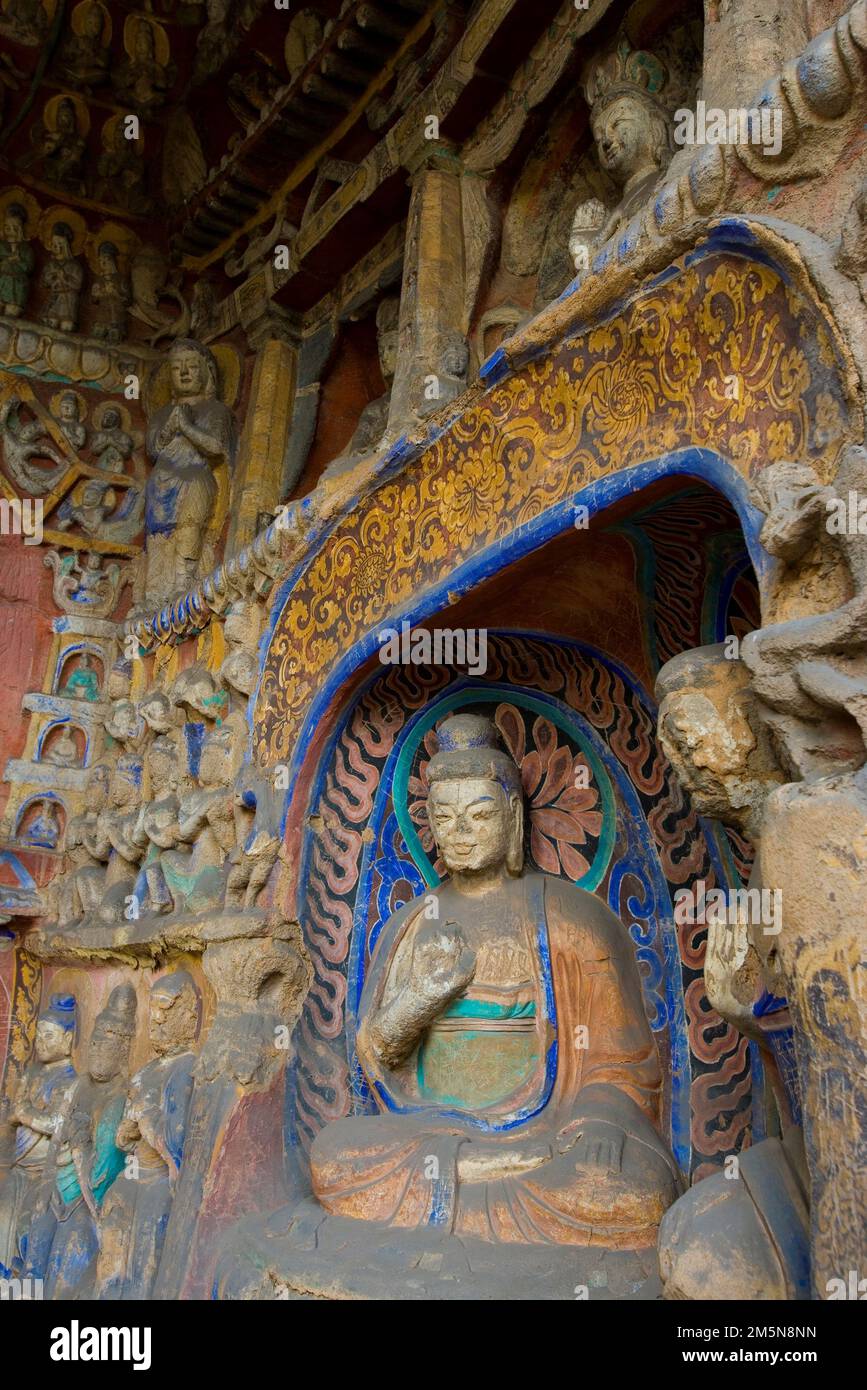 Yungang Grottoes in Shanxi Province Stock Photo - Alamy