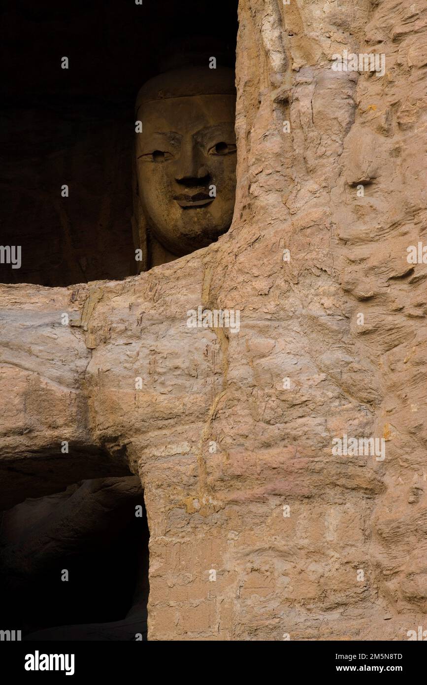 Yungang Grottoes in Shanxi Province Stock Photo - Alamy