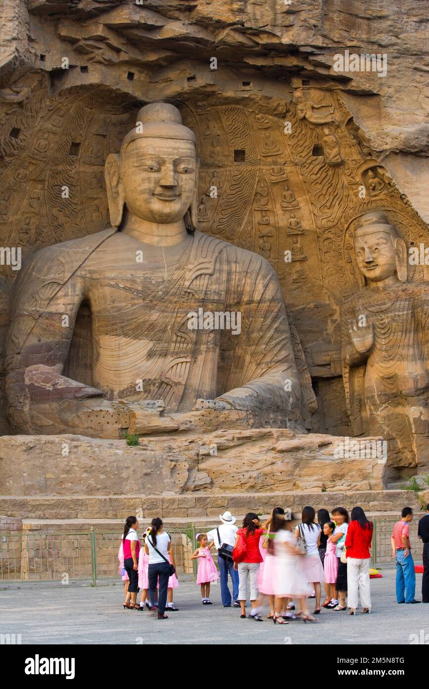Yungang Grottoes in Shanxi Province Stock Photo - Alamy