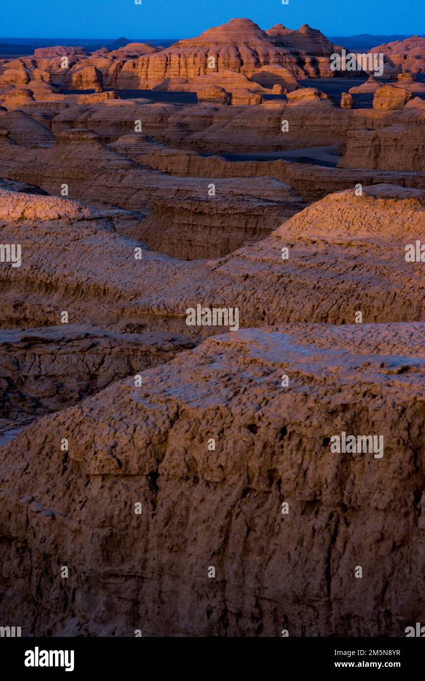 The Yadan landform in Lop Nur,Xinjiang Stock Photo - Alamy