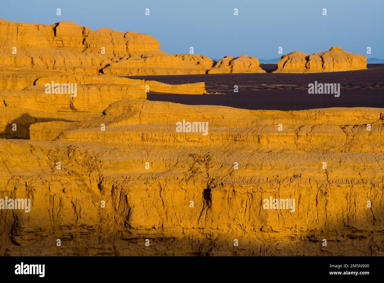 The Yadan landform in Lop Nur,Xinjiang Stock Photo - Alamy