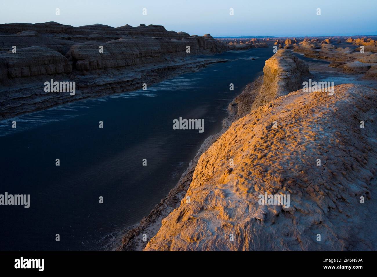 The Yadan landform in Lop Nur,Xinjiang Stock Photo - Alamy