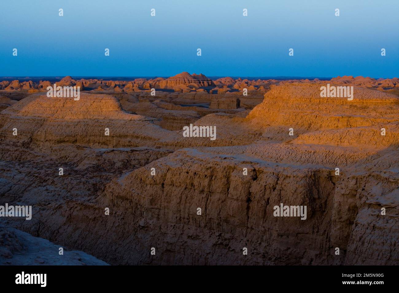 The Yadan landform in Lop Nur,Xinjiang Stock Photo - Alamy