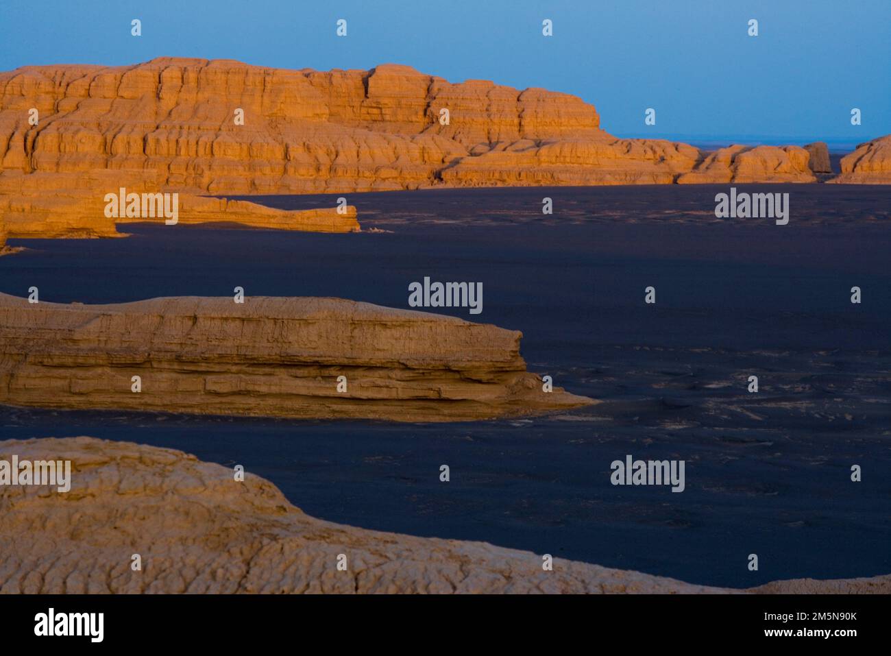 The Yadan landform in Lop Nur,Xinjiang Stock Photo - Alamy