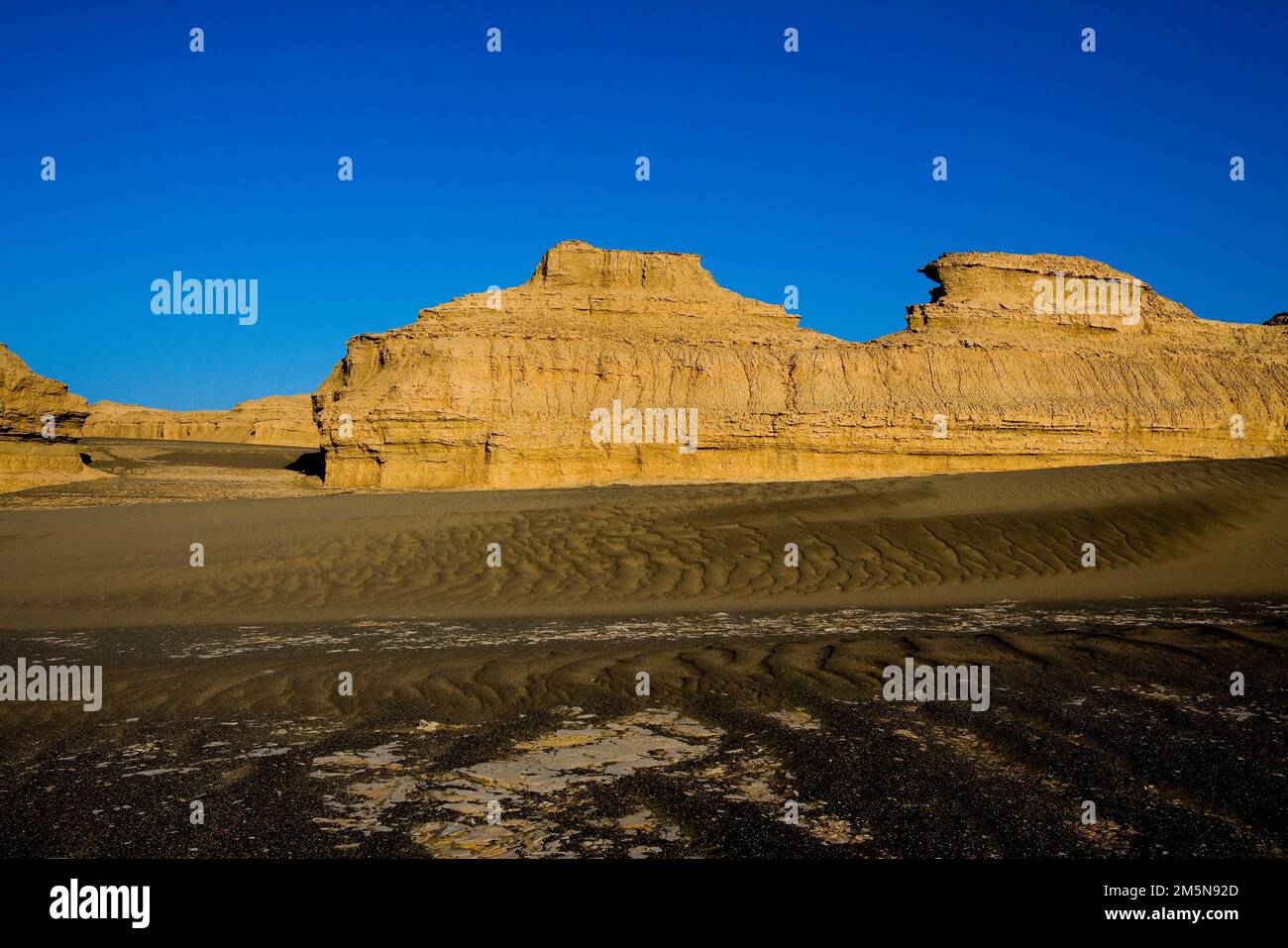 The Yadan landform in Lop Nur,Xinjiang Stock Photo - Alamy