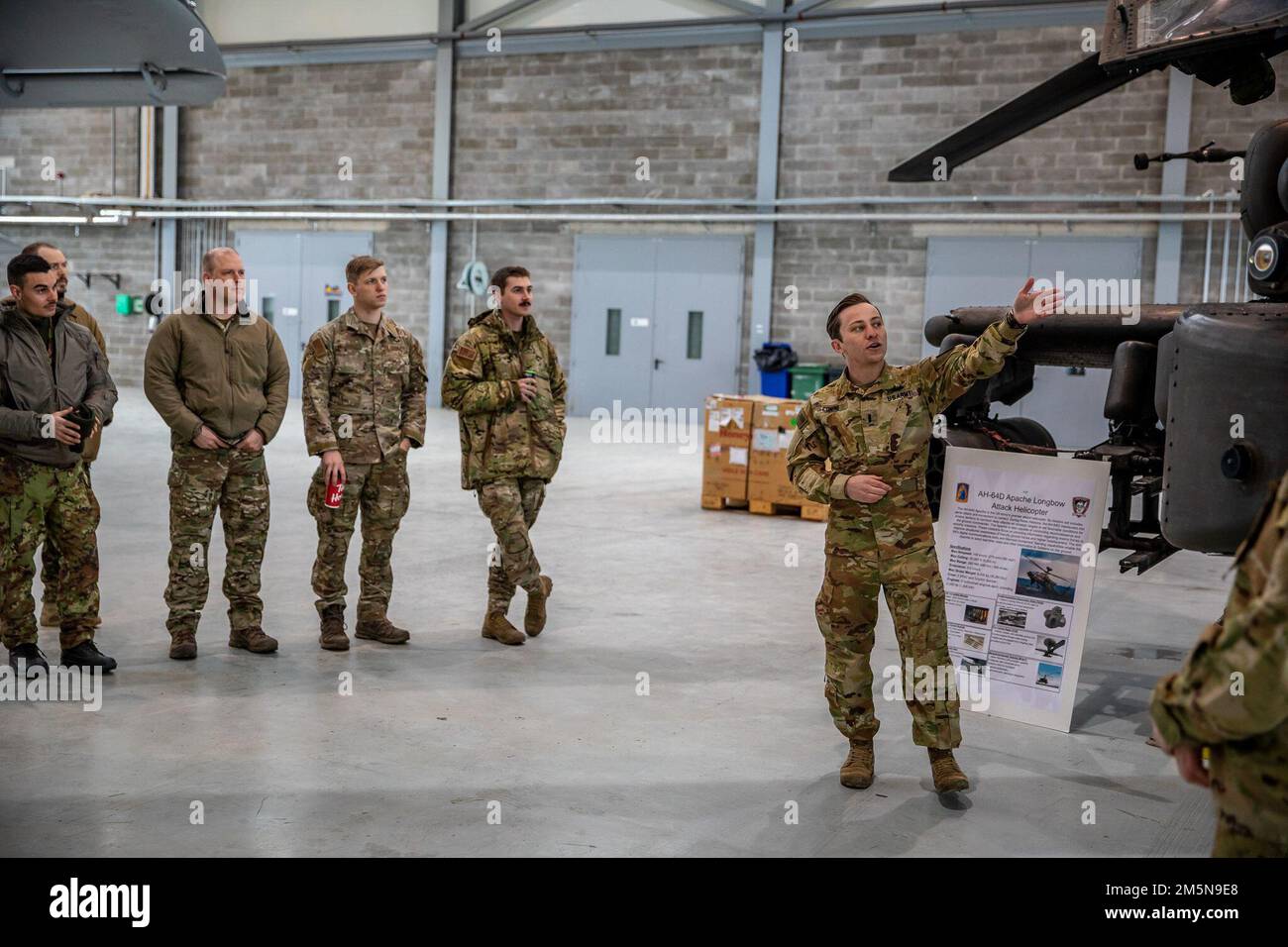 U.S. Army 1st. Lt. Mason Conine, Apache pilot, assigned to Headquarters ...