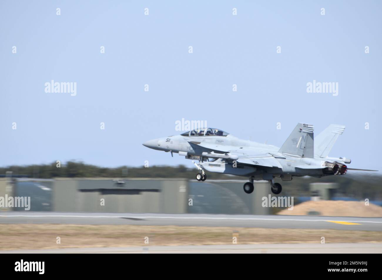 MISAWA, Japan (March 29, 2022) – An EA-18G Growler, assigned to the ...