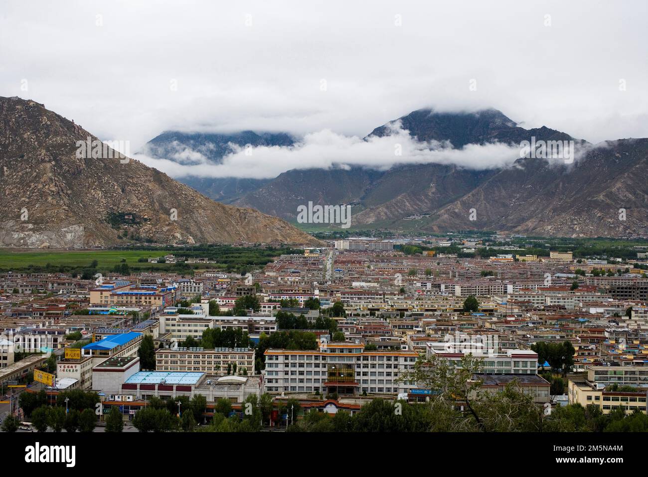 Scene of Lahsa City Stock Photo - Alamy