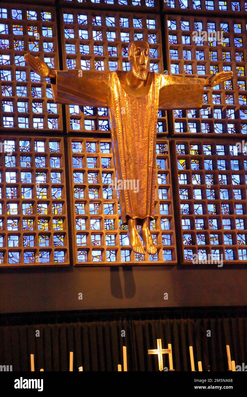 Statue of Jesus Christ by German sculptor Karl Hemmeter in the Kaiser ...