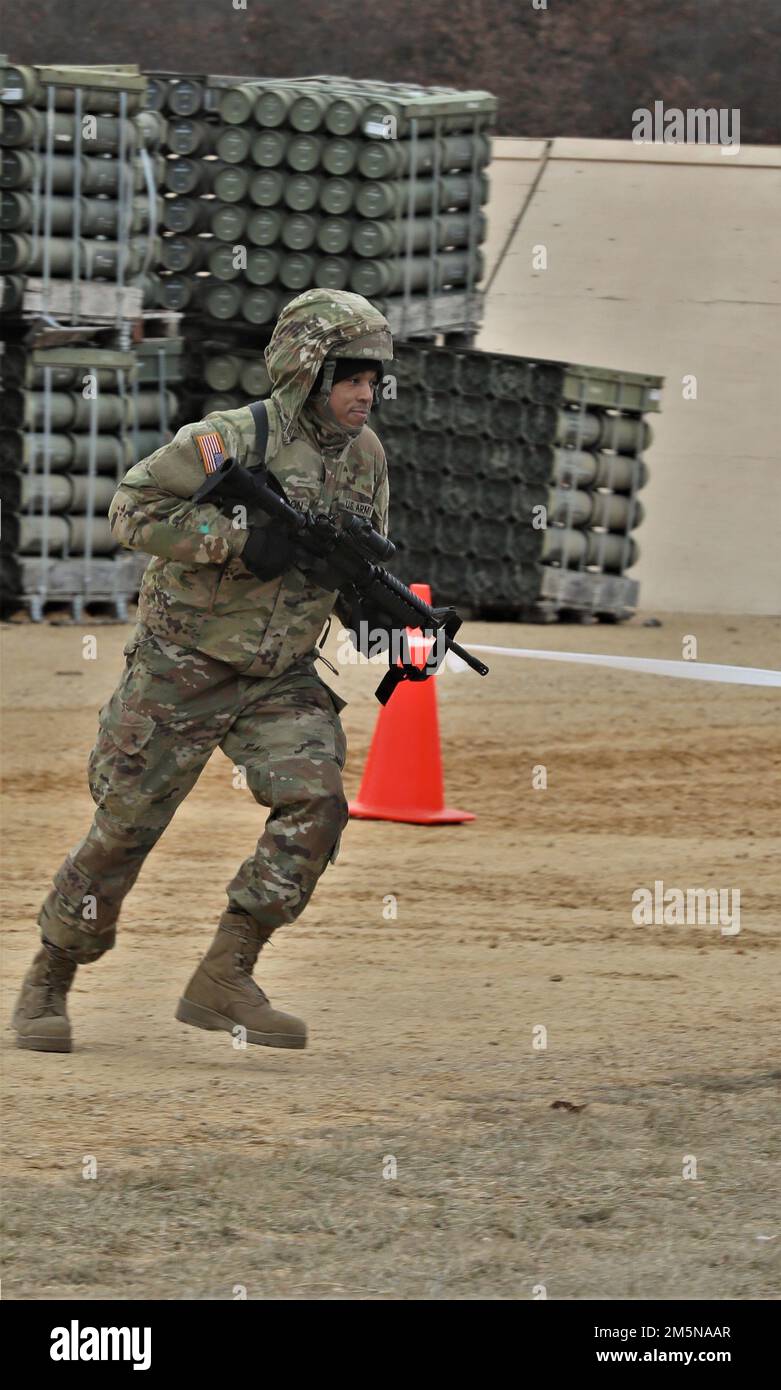 U.S. Army Reserve Pfc. Frank Jackson, assigned to the 395th Ordnance ...