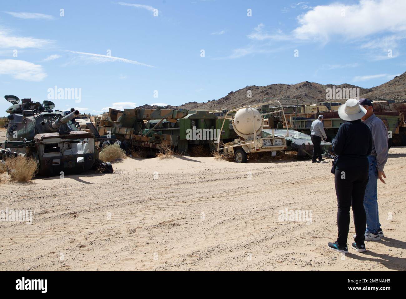 Tour participants visit the Range/Training Areas Maintenance Section at ...