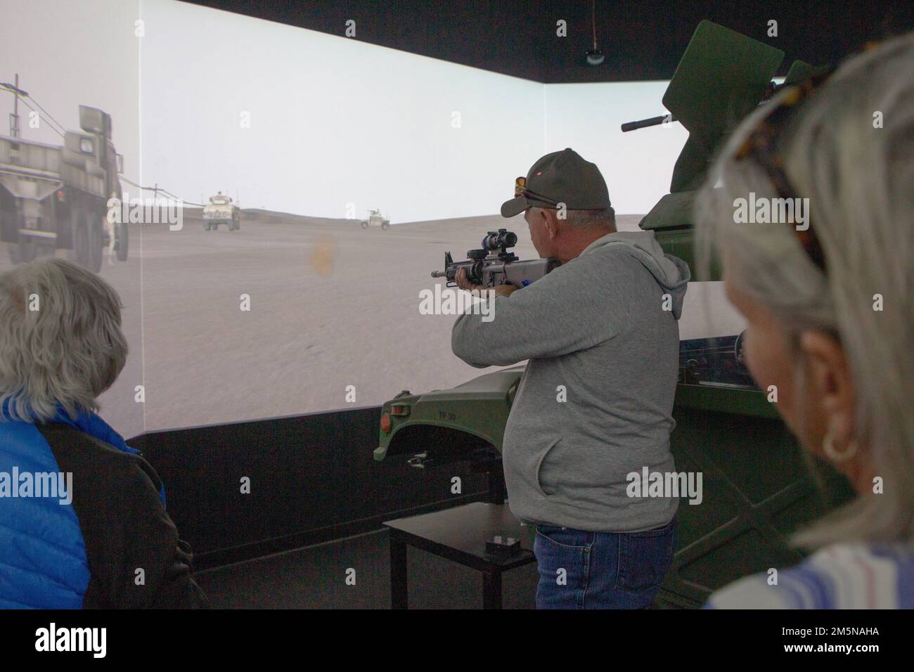 Indoor simulated marksmanship trainer hi-res stock photography and ...