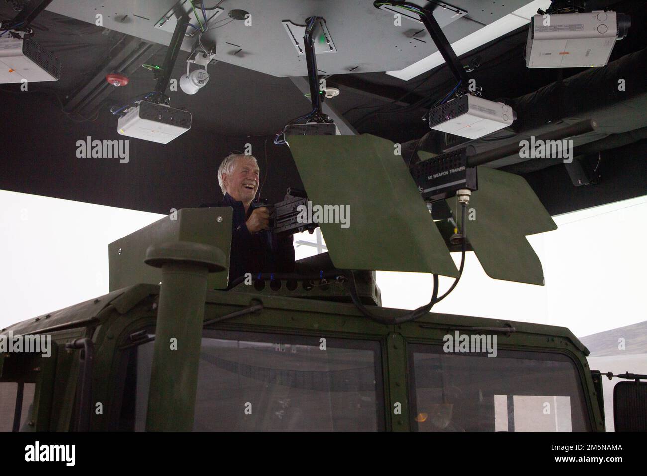 Indoor simulated marksmanship trainer hi-res stock photography and ...