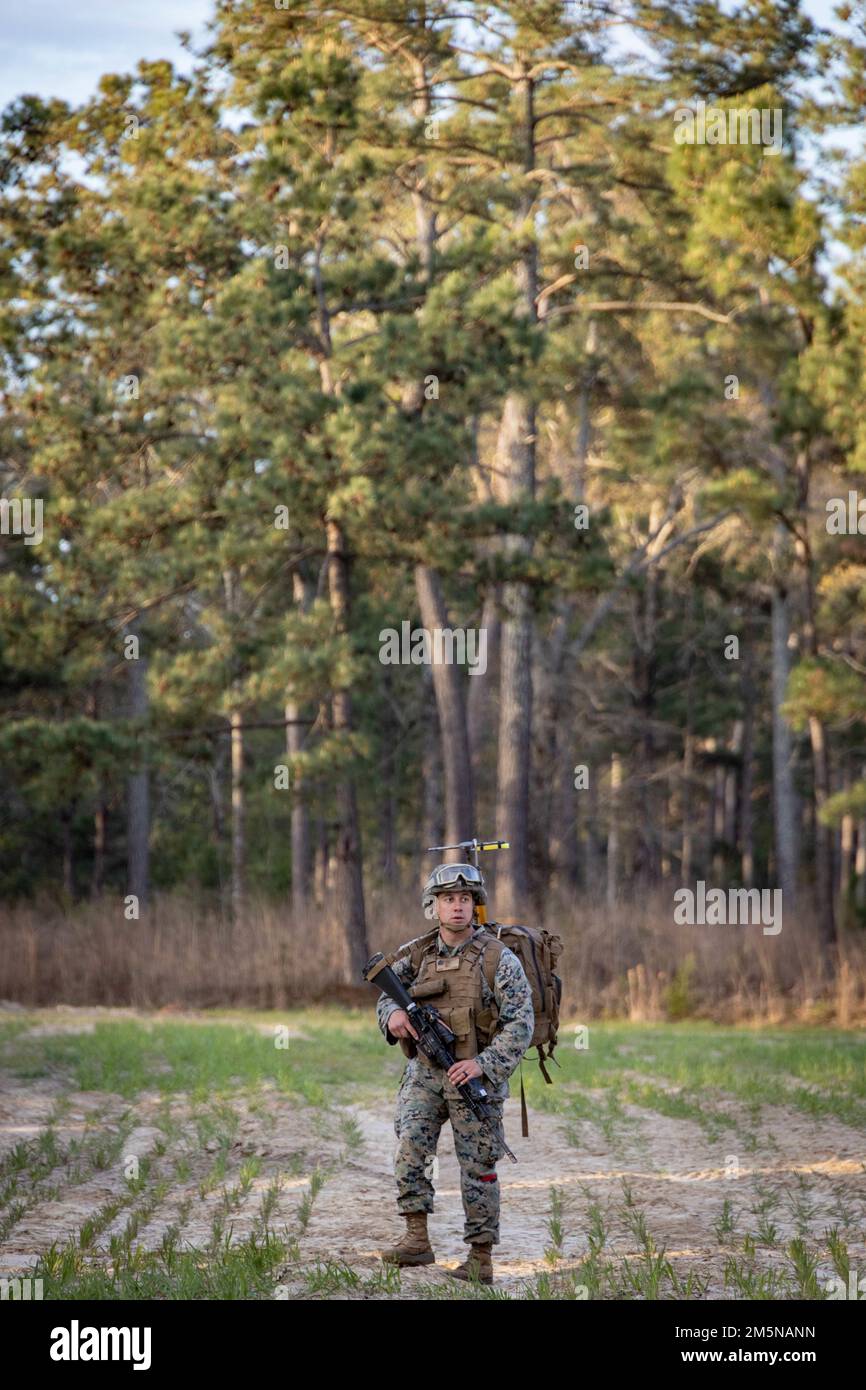 U.S. Marine Corps Sgt. Joseph Turner, a landing support specialist with ...