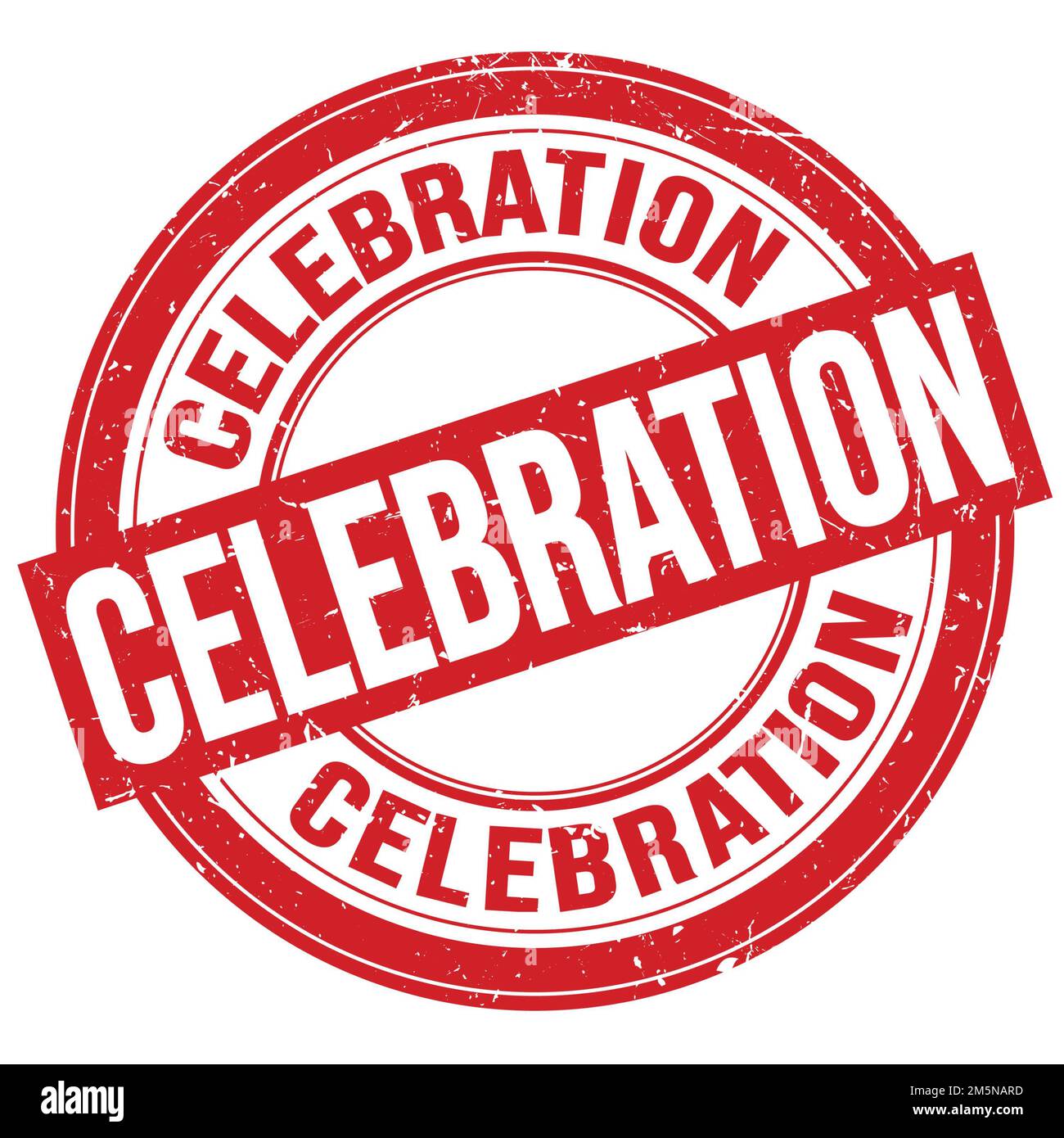 CELEBRATION text written on red round grungy stamp sign Stock Photo - Alamy