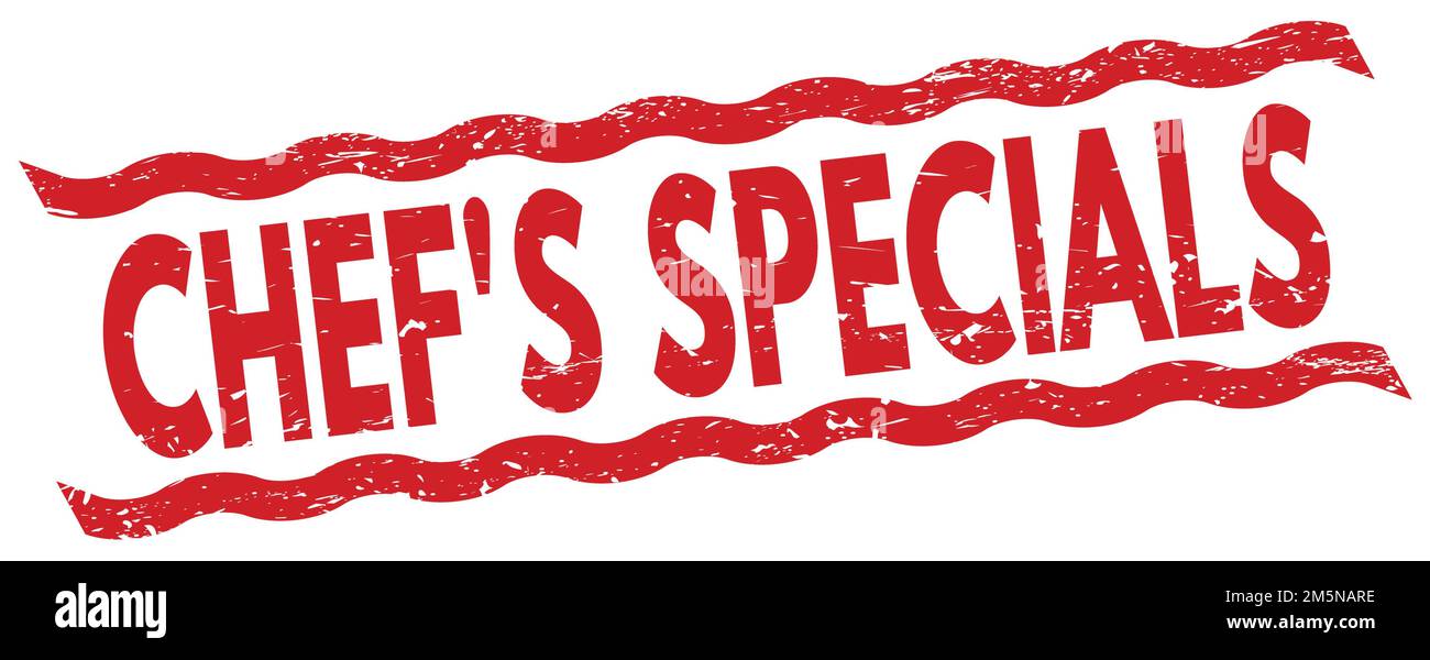 Chefs specials word hi-res stock photography and images - Alamy
