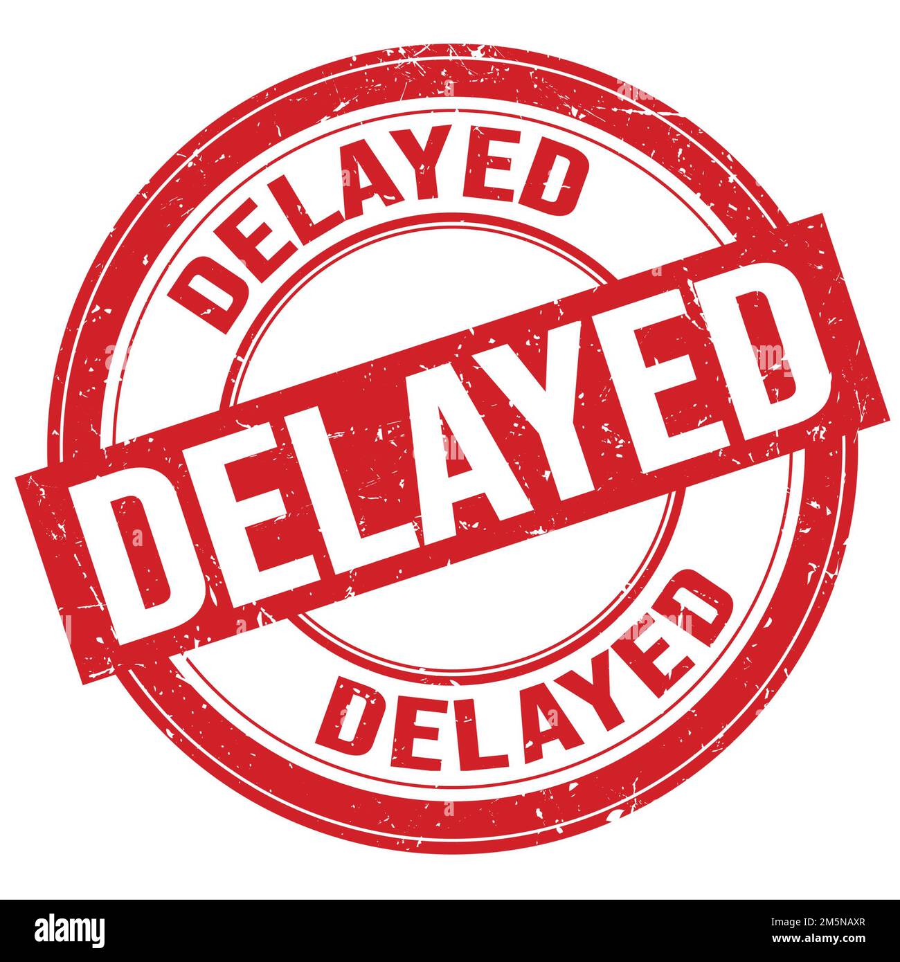 Delayed stamp Cut Out Stock Images & Pictures - Alamy