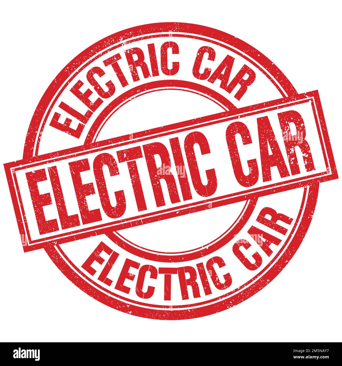 ELECTRIC CAR text written word on red round stamp sign Stock Photo - Alamy
