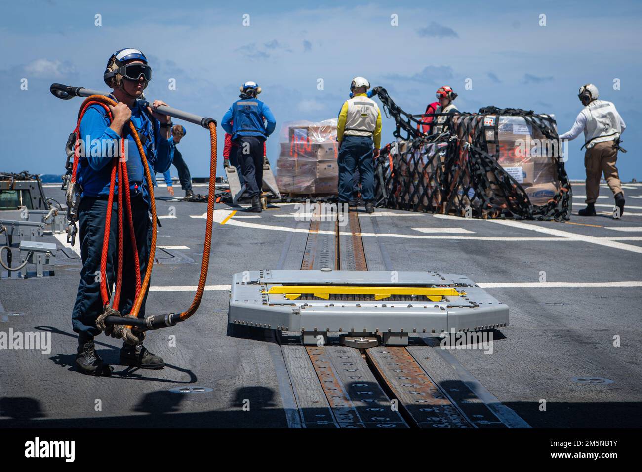 220330-N-TT059-2044 SOUTH CHINA SEA (Mar. 30, 2022)U.S. Navy Sailors ...