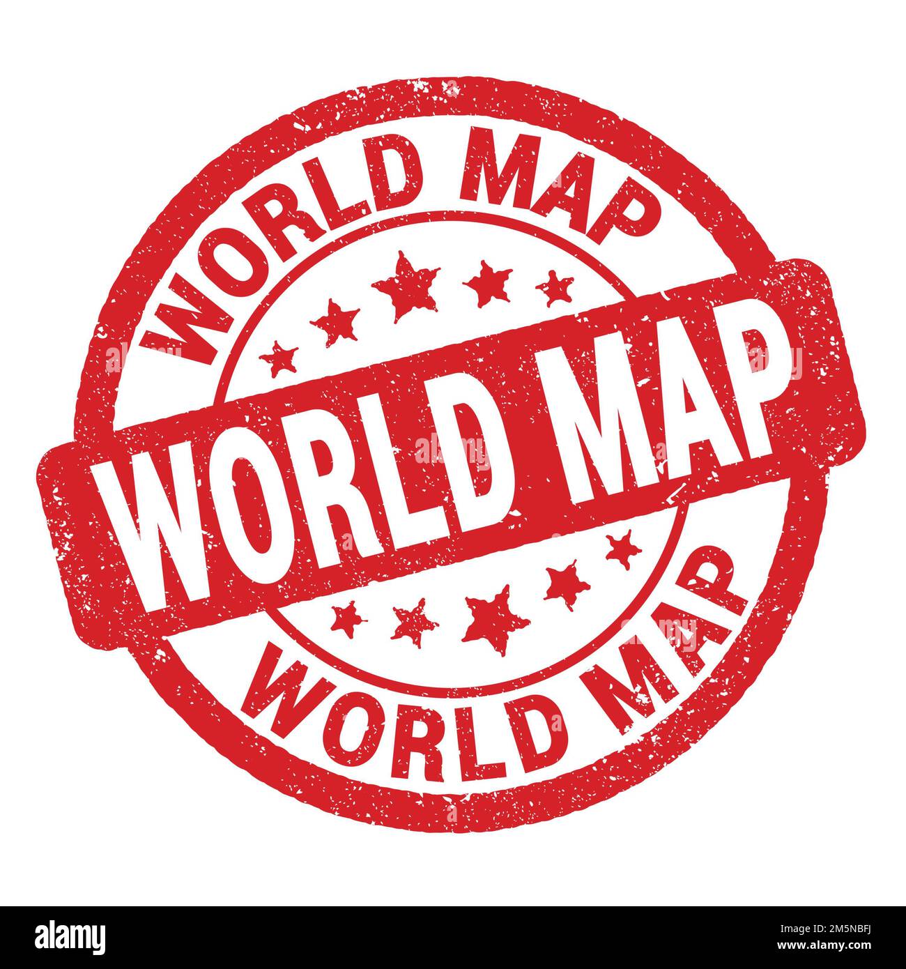 WORLD MAP text written on red grungy stamp sign Stock Photo - Alamy