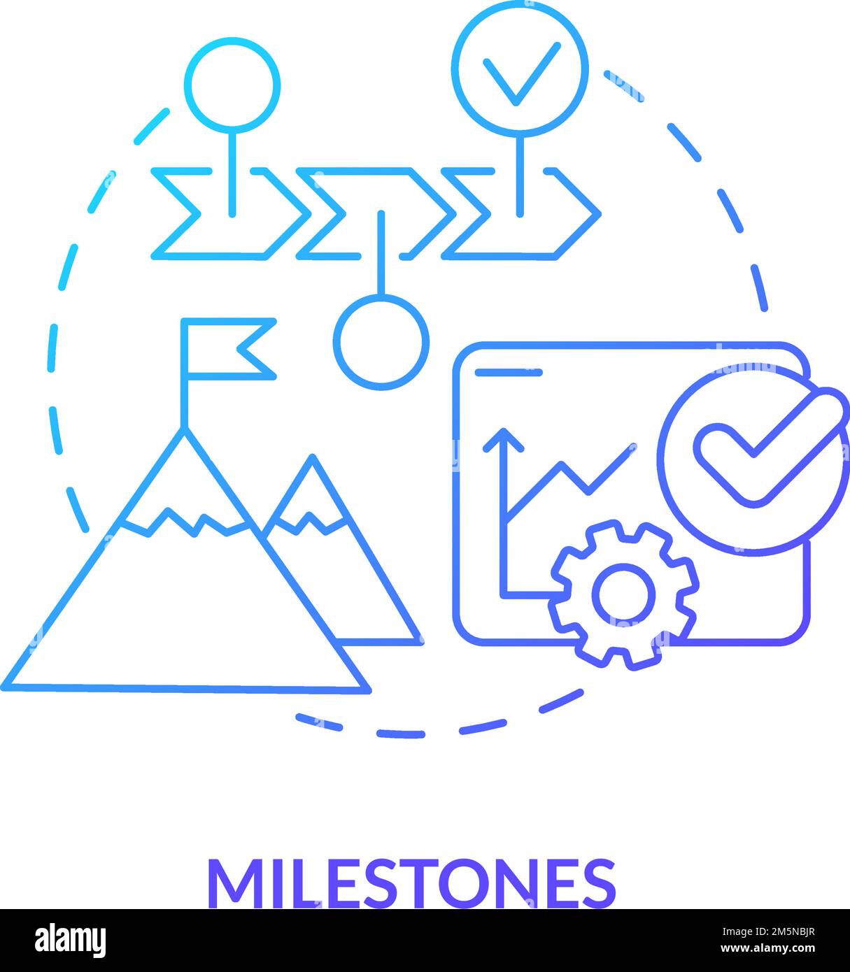 Development milestones Stock Vector Images - Alamy