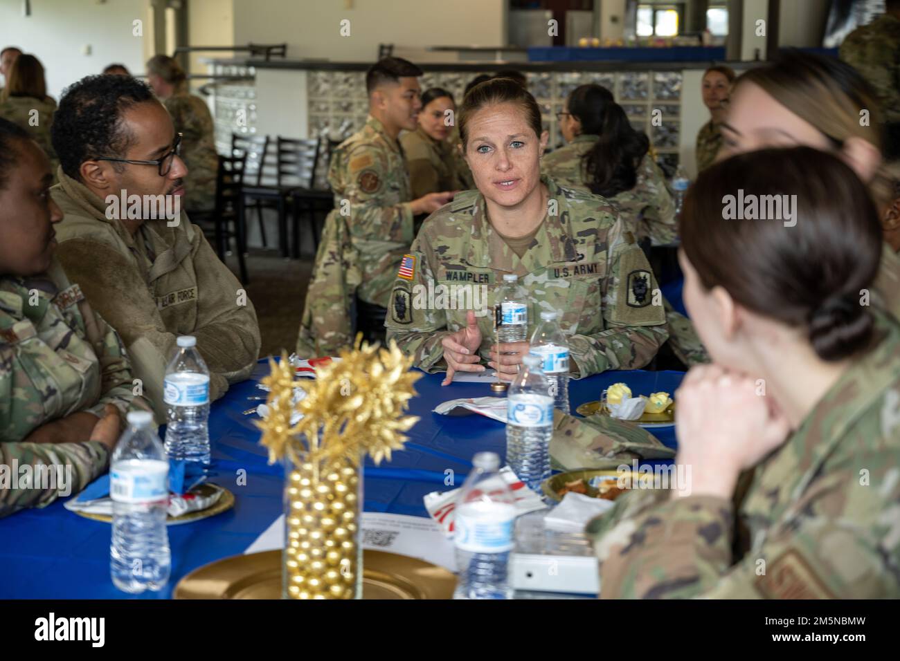 U.S. Army Lt. Col. Mallory Wampler, 50th Expeditionary Signal Battalion ...