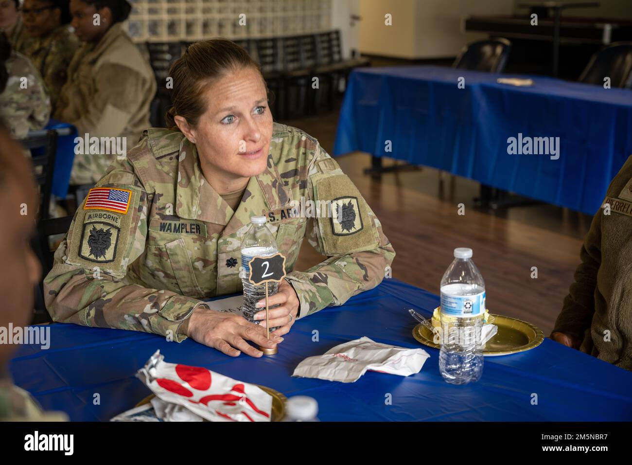 U.S. Army Lt. Col. Mallory Wampler, 50th Expeditionary Signal Battalion ...
