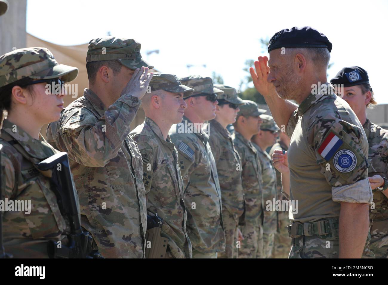 Norwegian Army officers present U.S. Soldiers assigned to Task Force ...