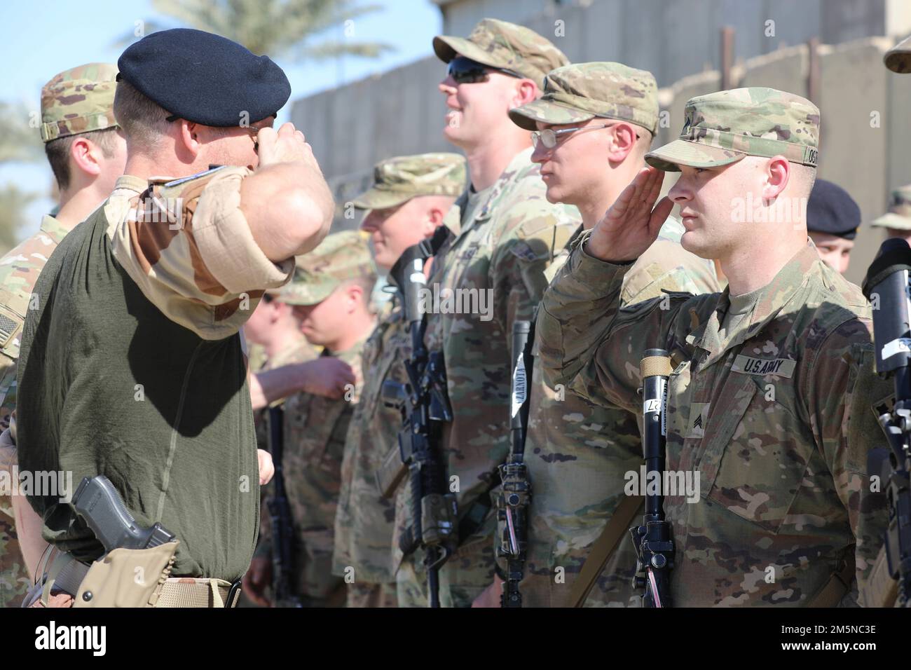 Norwegian Army officers present U.S. Soldiers assigned to Task Force ...