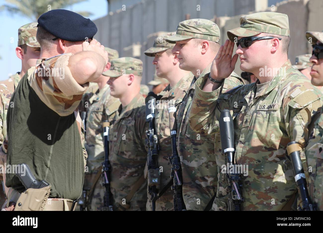 Norwegian Army officers present U.S. Soldiers assigned to Task Force ...