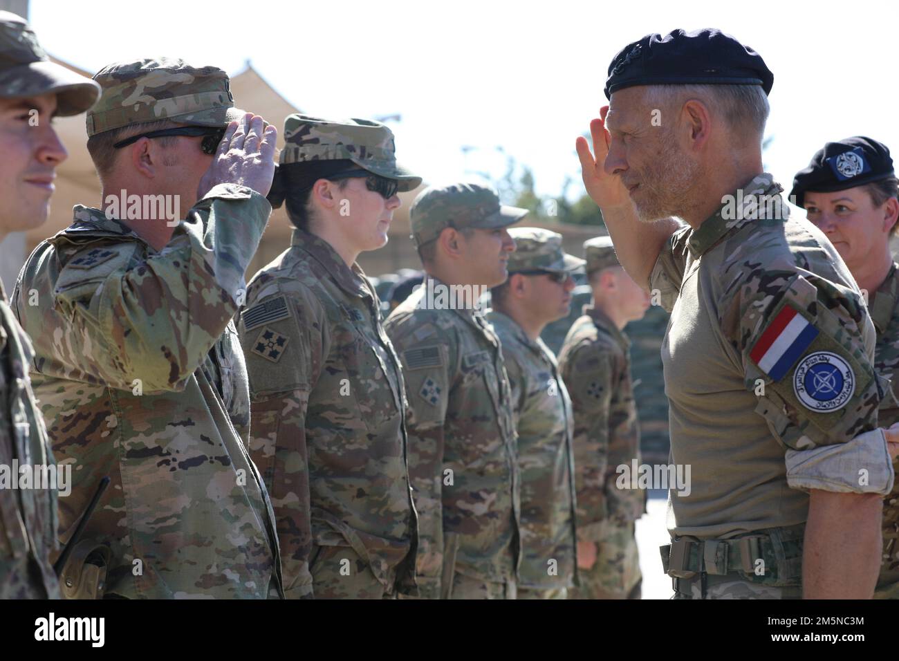 Norwegian Army officers present U.S. Soldiers assigned to Task Force ...